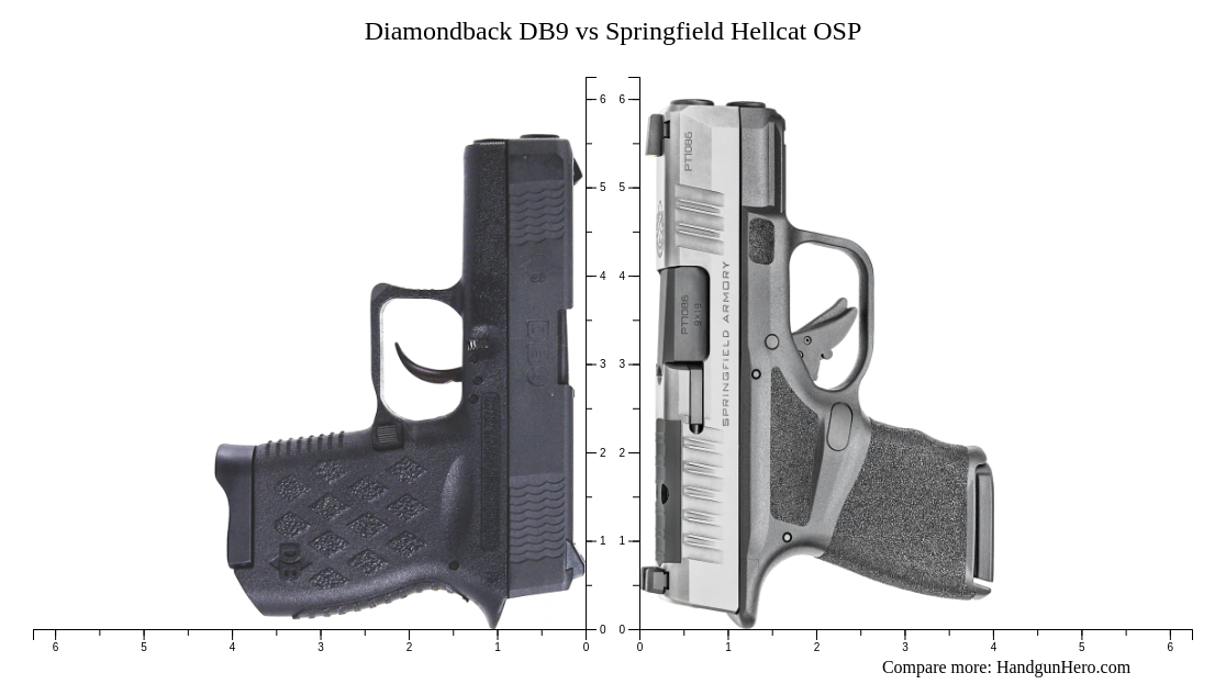 Springfield Hellcat Micro Compact vs Diamondback DB9 vs Ruger LCP MAX ...