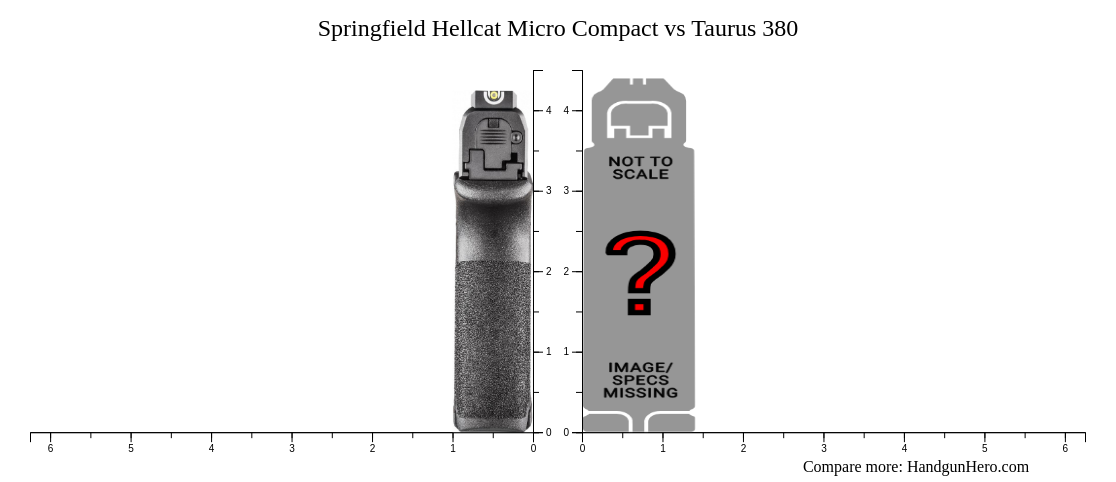 Springfield Hellcat Micro Compact vs Taurus 380 size comparison ...