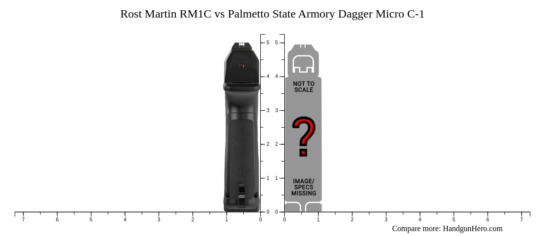 Rost Martin RM1C vs Palmetto State Armory Dagger Micro C-1 size ...