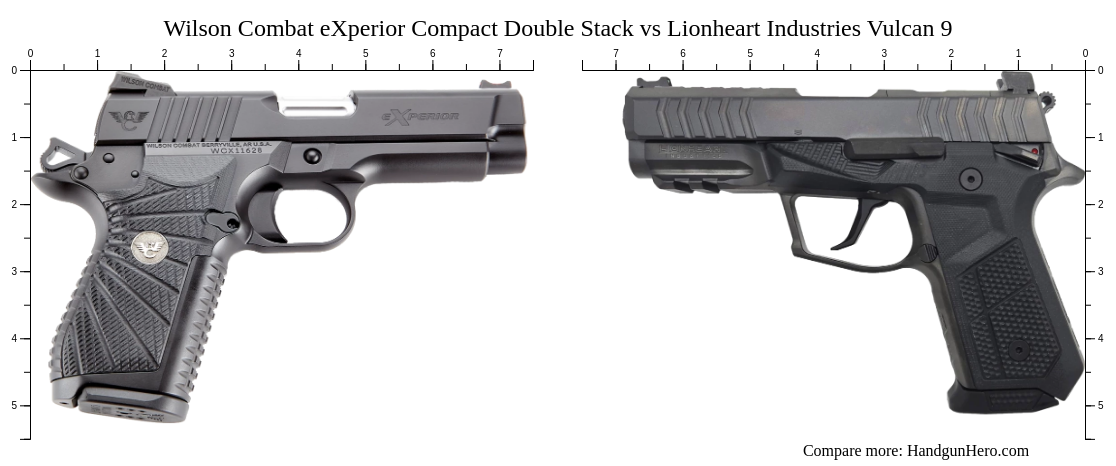 Wilson Combat eXperior Compact Double Stack vs Lionheart Industries ...