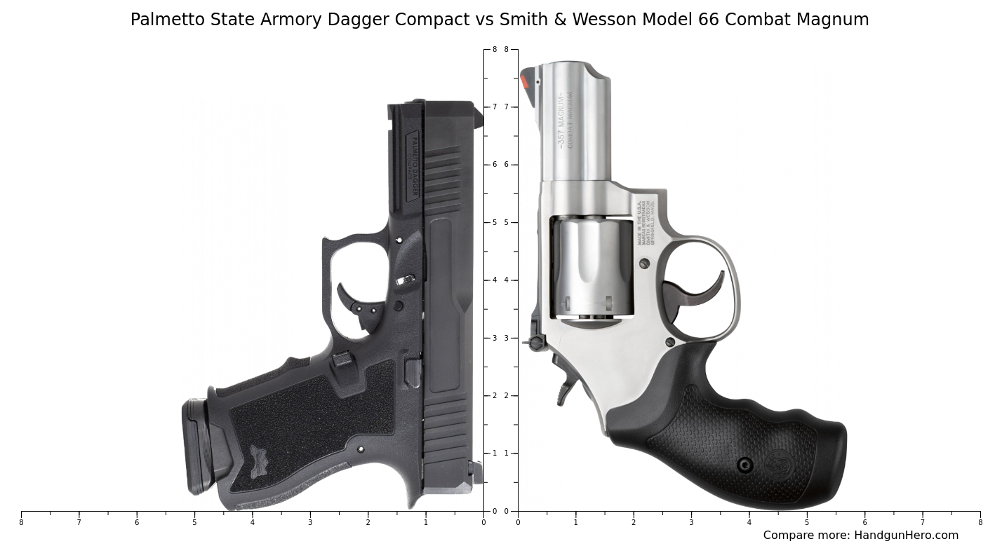 Palmetto State Armory Dagger Compact vs Smith & Wesson Model 66 Combat ...