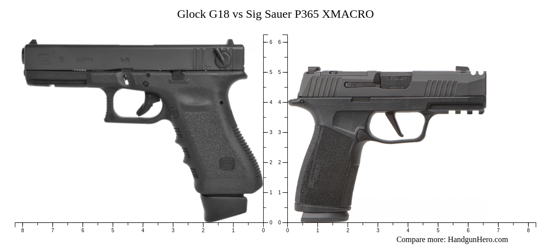 Sig Sauer P365 XMACRO vs Sig Sauer P320 X-Carry vs Glock G19 Gen5 vs ...