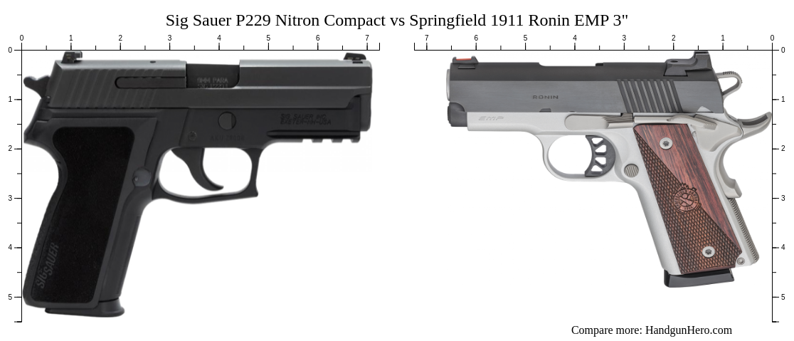 Sig Sauer P229 Nitron Compact vs Walther PDP Compact 4" vs Springfield ...