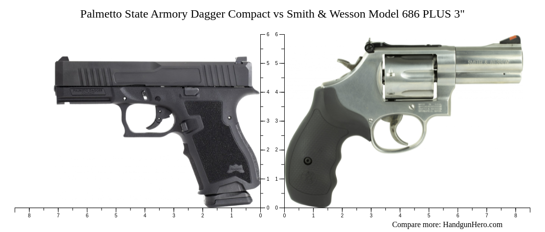 Palmetto State Armory Dagger Compact vs Smith & Wesson Model 686 PLUS 3 ...