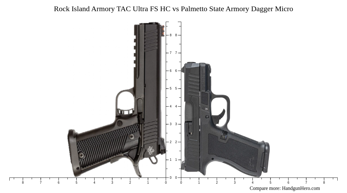 Rock Island Armory TAC Ultra FS HC vs Palmetto State Armory Dagger ...