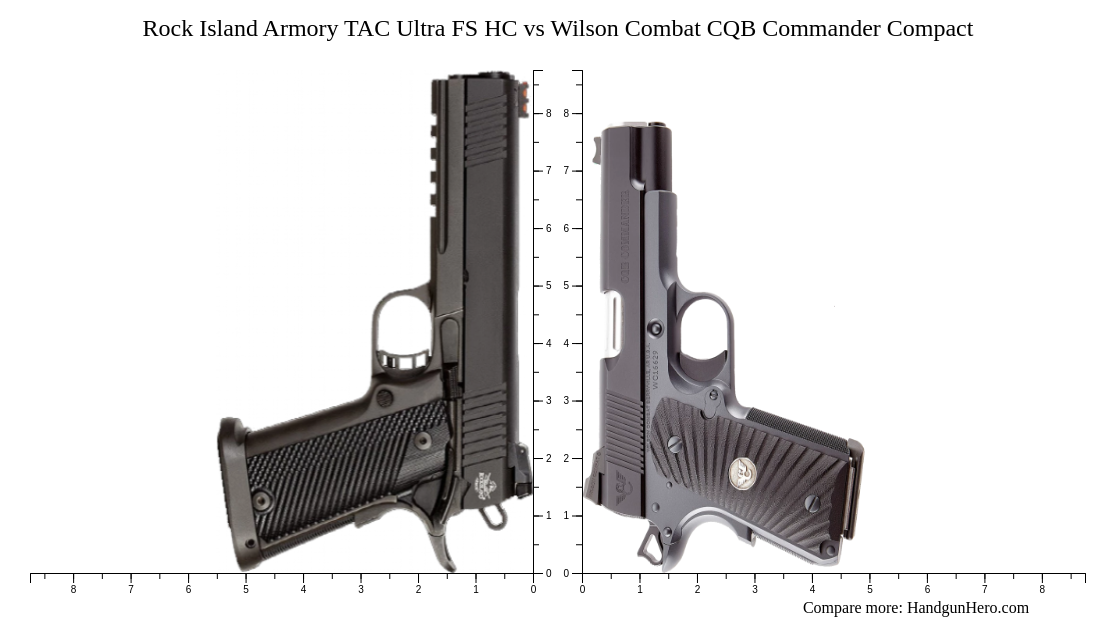 Rock Island Armory TAC Ultra FS HC vs Wilson Combat CQB Commander ...