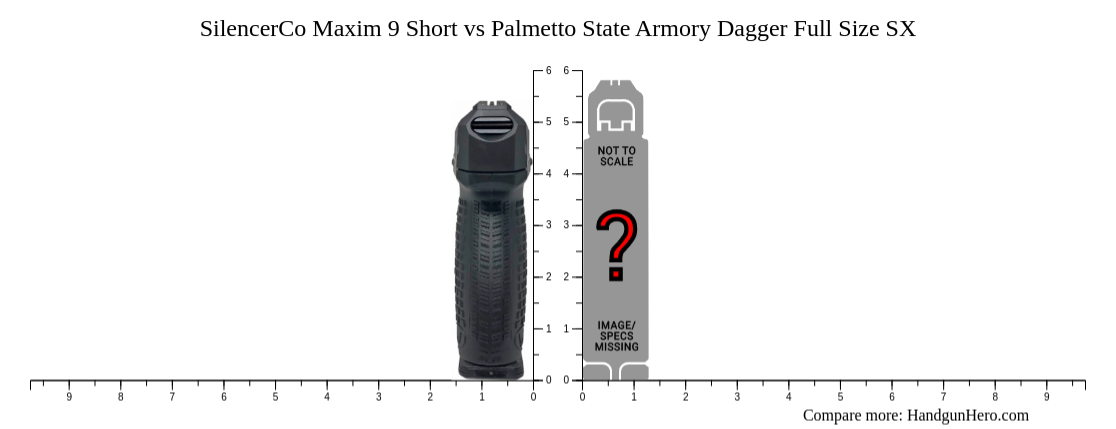 SilencerCo Maxim 9 Short vs Palmetto State Armory Dagger Full Size SX ...