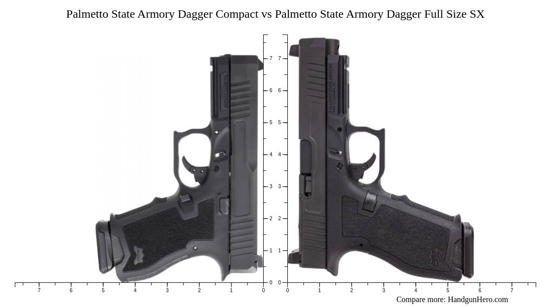 Palmetto State Armory Dagger Compact vs Palmetto State Armory Dagger ...