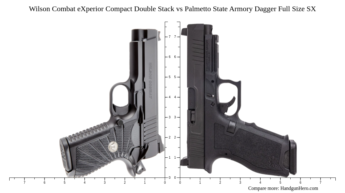 Wilson Combat eXperior Compact Double Stack vs Palmetto State Armory ...