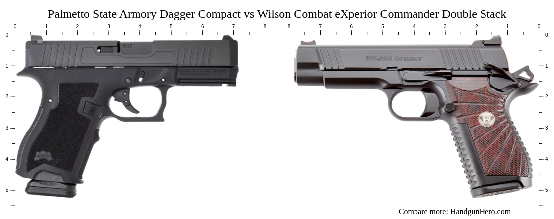 Palmetto State Armory Dagger Compact vs Wilson Combat eXperior ...