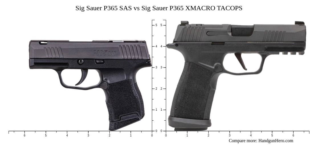 Sig Sauer P365 vs Sig Sauer P365 XL vs Sig Sauer P365 SAS vs Sig Sauer ...