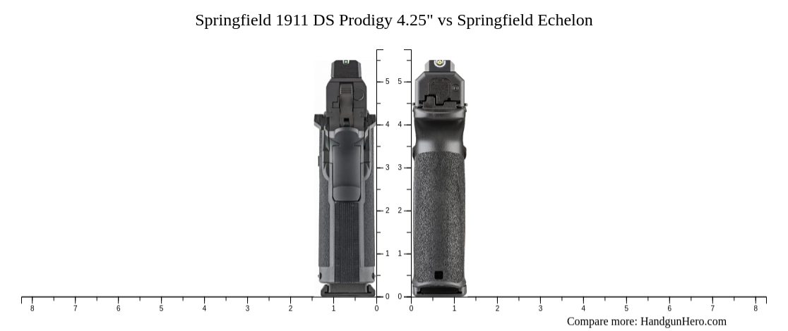 Springfield 1911 DS Prodigy 4.25" vs Springfield Echelon size ...