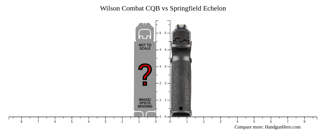 Wilson Combat CQB vs Springfield Echelon size comparison | Handgun Hero